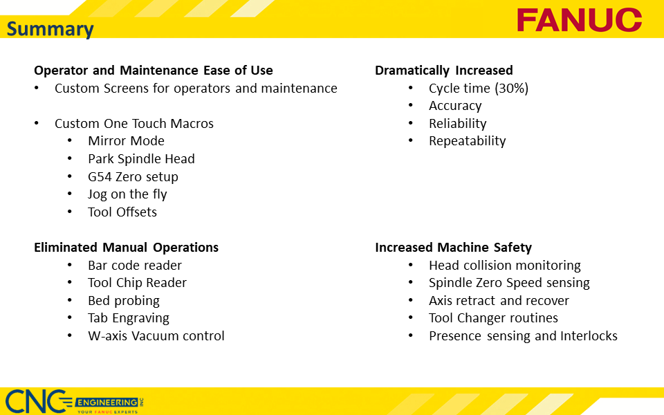 Tailored FANUC CNC Retrofits